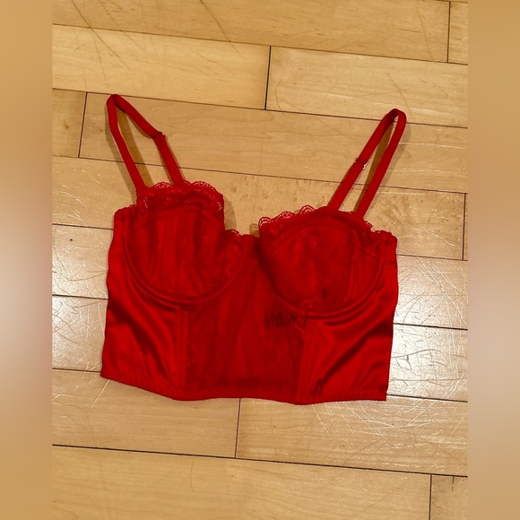 Primark | Intimates & Sleepwear | Primark 34d Red Corset | Poshmark